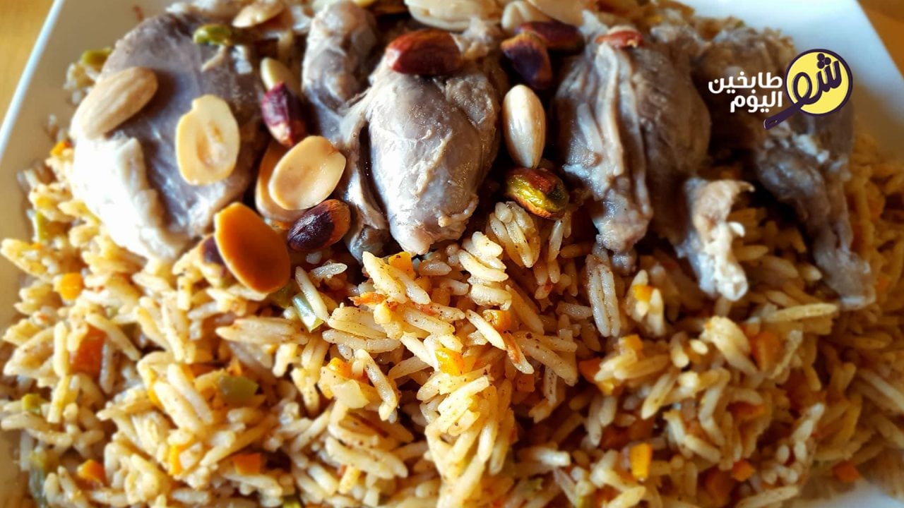طريقة تحضير رز الكبسة بقطع اللحم - شو طابخين اليوم