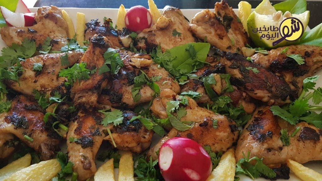 جوانح محمرة بالكزبرة والثوم شو طابخين اليوم